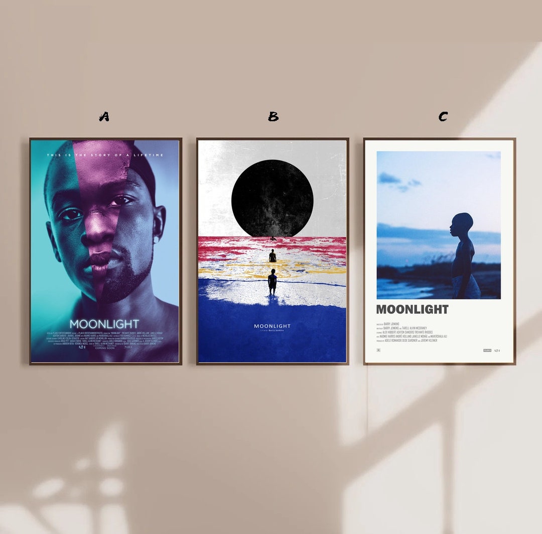 Moonlight Movie Poster Canvas Poster Bedroom Art Without Frame 8x12 ...