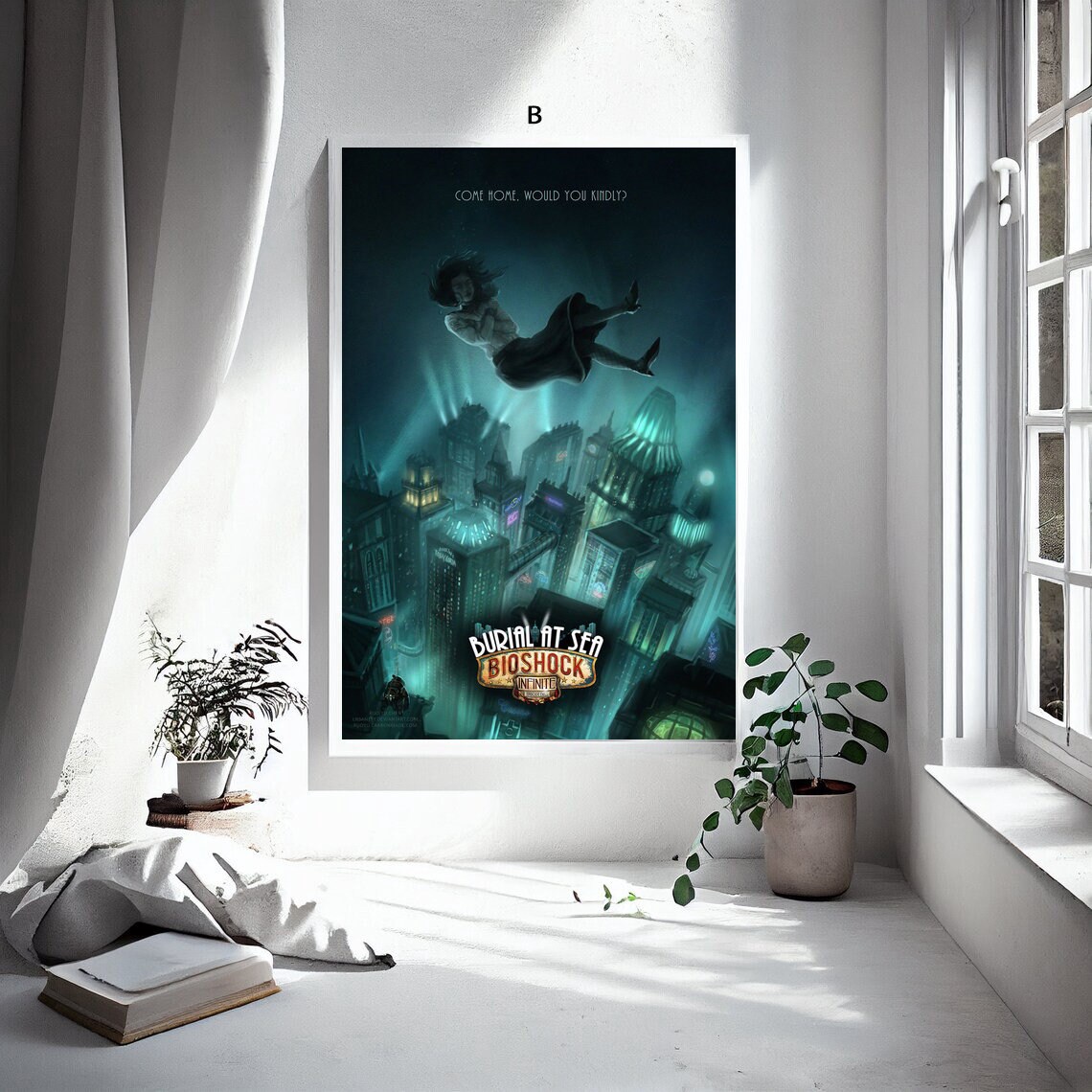 Bioshock Memes Game Poster Canvas Poster Bedroom Art Without Frame 8x12 ...