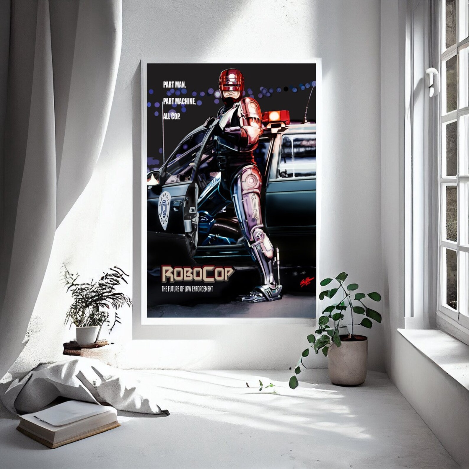 Robocop Vs ED209 Movie Poster Canvas Poster Bedroom Art - Etsy