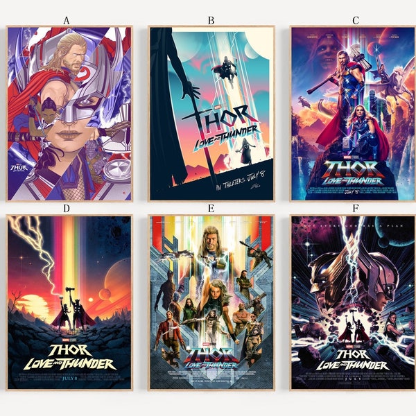 Thor Love and Thunder Poster - Etsy