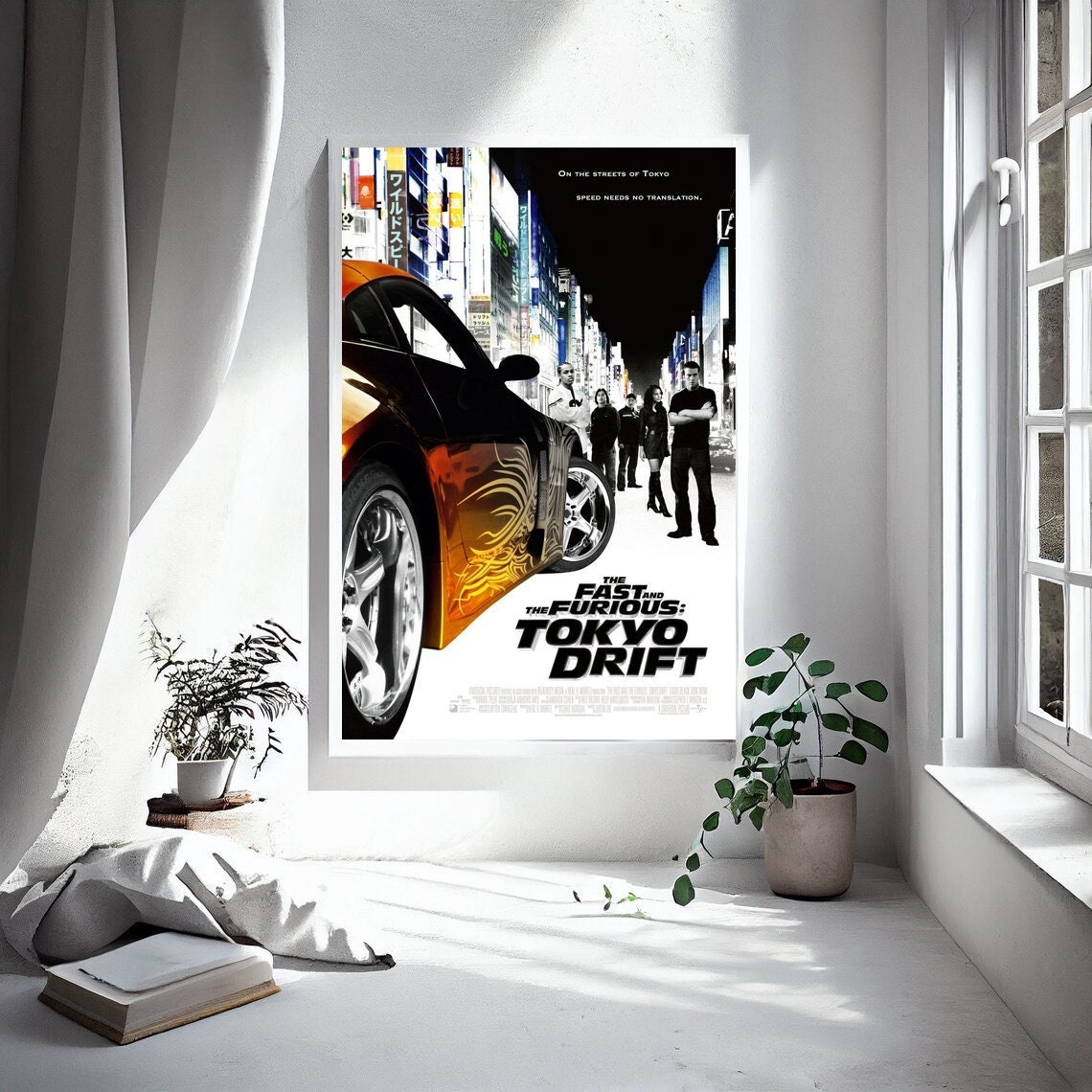 The Fast and the Furious Tokyo Drift Movie Poster Canvas - Etsy