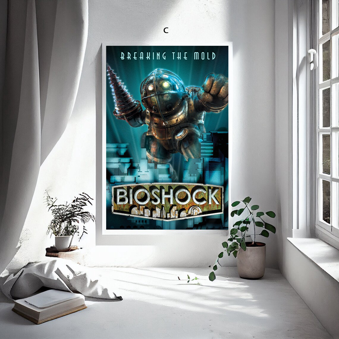 Bioshock Memes Game Poster Canvas Poster Bedroom Art Without Frame 8x12 ...