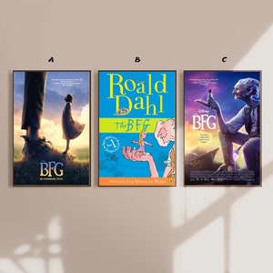The BFG Movie Poster Canvas Poster Bedroom Art Without Frame 8x12 ...