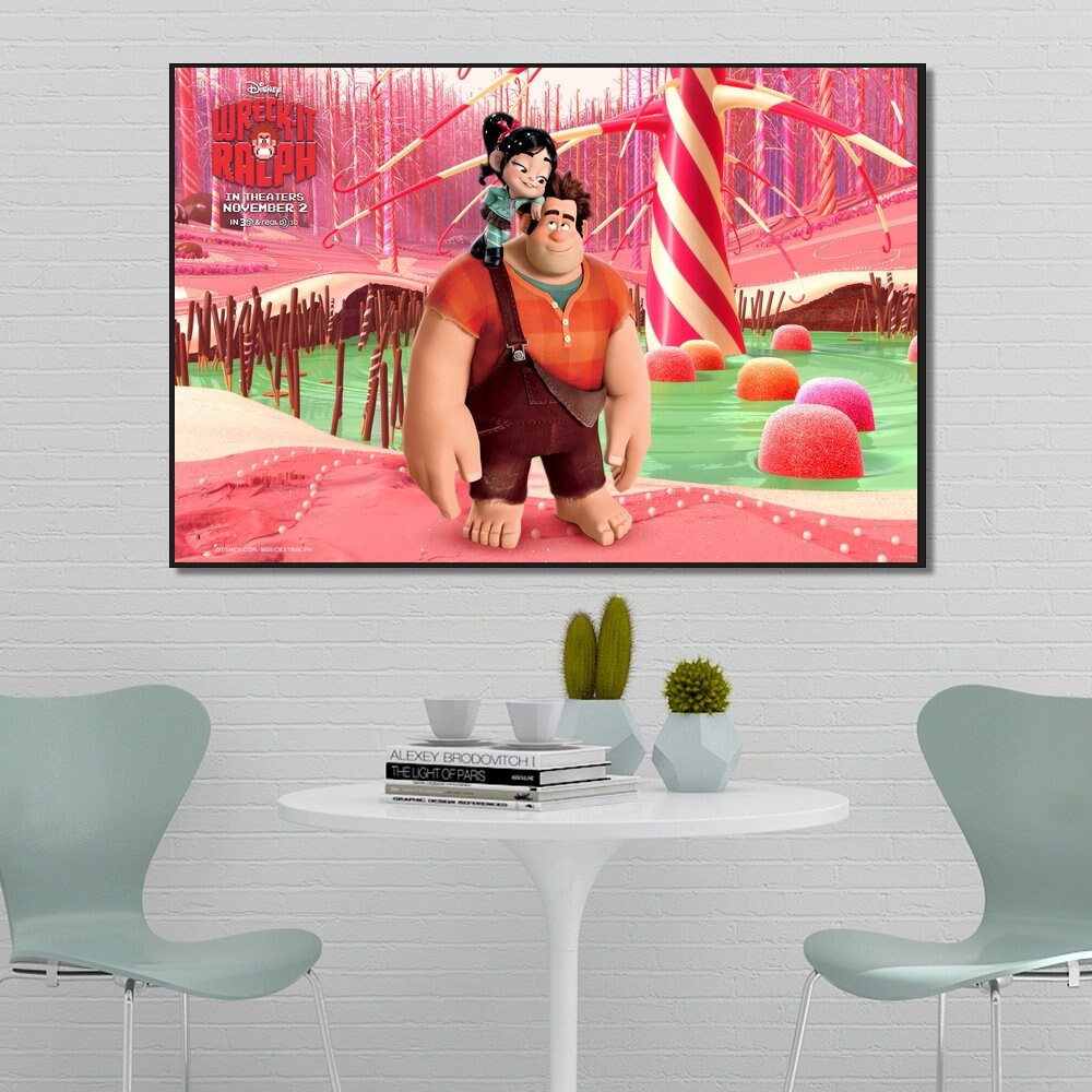 Wreck-it Ralph Anime Movie Poster Canvas Poster Bedroom Art - Etsy