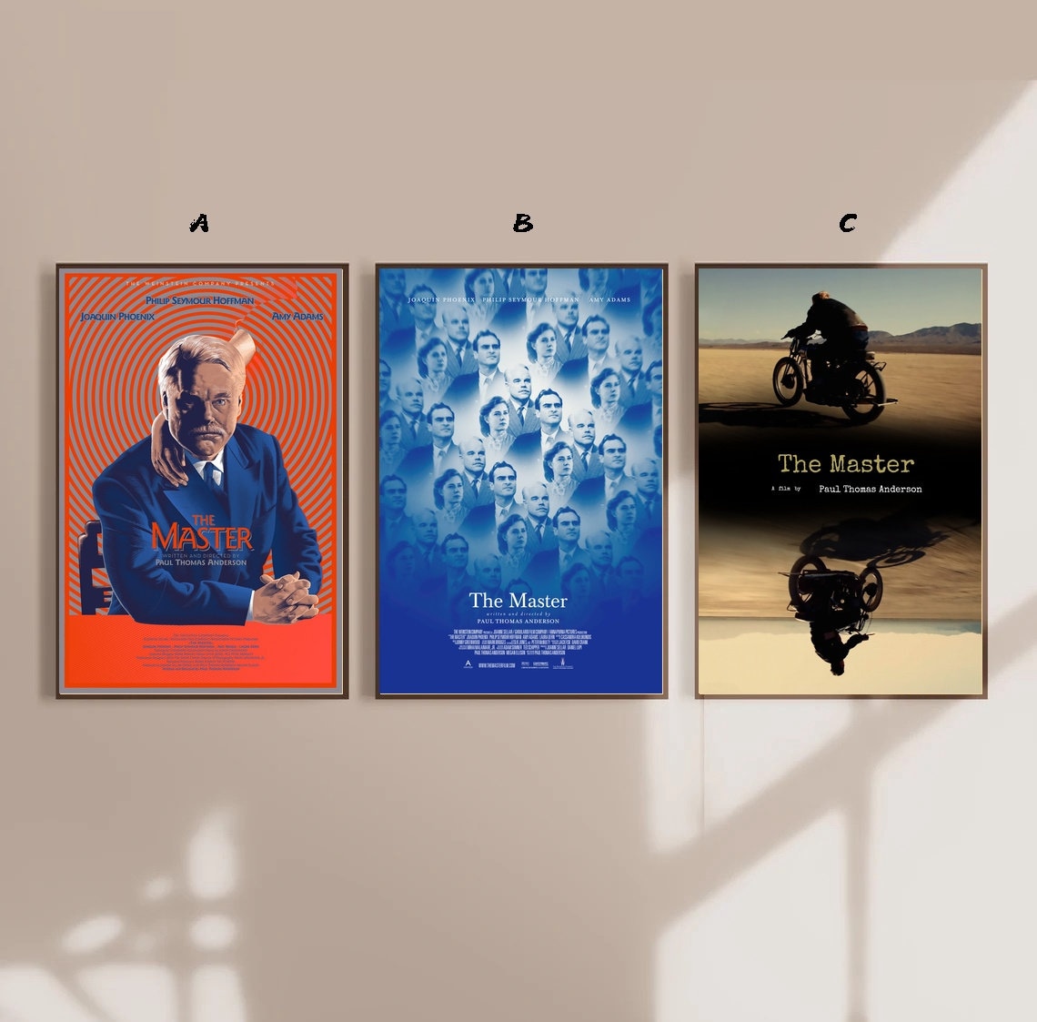 The Master Movie Poster Canvas Poster Bedroom Art Without Frame 8x12 ...