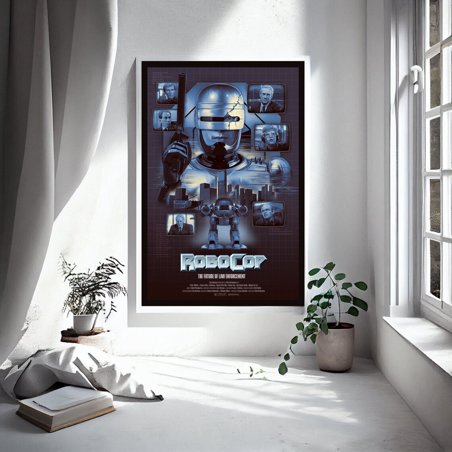Robocop Vs ED209 Movie Poster Canvas Poster Bedroom Art - Etsy