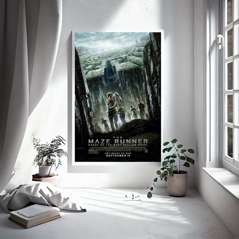 The Maze Runner Movie Poster Movie Poster Canvas Poster Bedroom Art ...