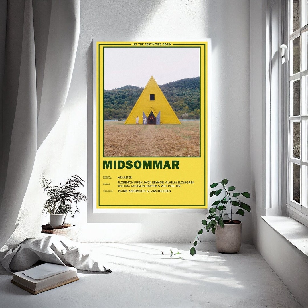 Midsommar Movie Poster Canvas Poster Bedroom Art Without Frame 8x12 ...