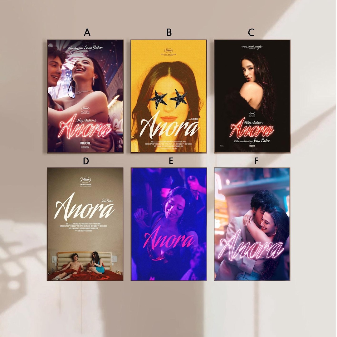 Anora 2015 Movie Poster Canvas Poster Bedroom Art Without Frame 8x12 ...