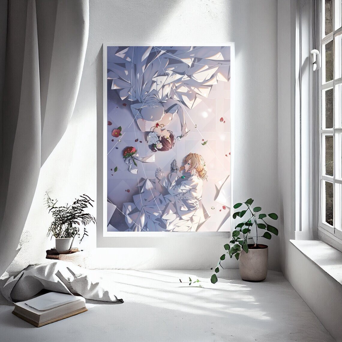 Violet Evergarden Movie Poster Canvas Poster Bedroom Art Without Frame ...