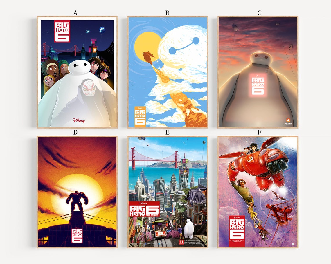Big Hero 6 Disney Movie Poster