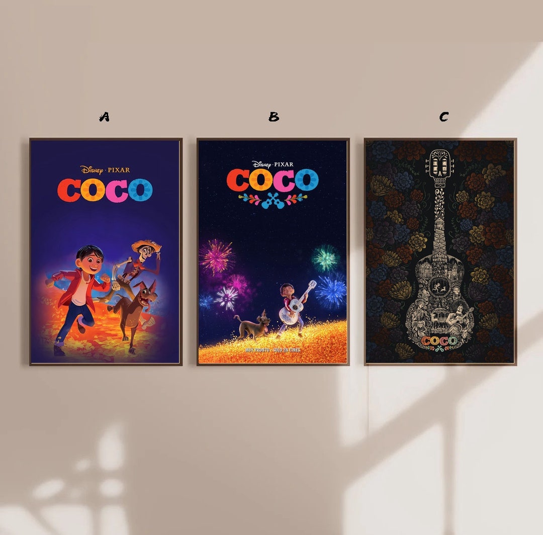 COCO Film Movie Poster Canvas Poster Bedroom Art Without Frame 8x12 ...