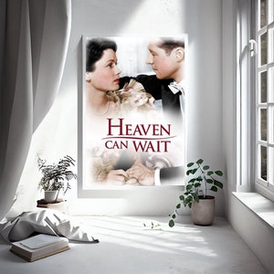 Heaven Can Wait Movie Poster Canvas Poster Bedroom Art Without Frame ...