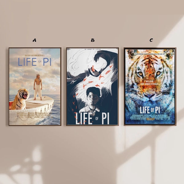 Life of Pi Movie Poster - Etsy