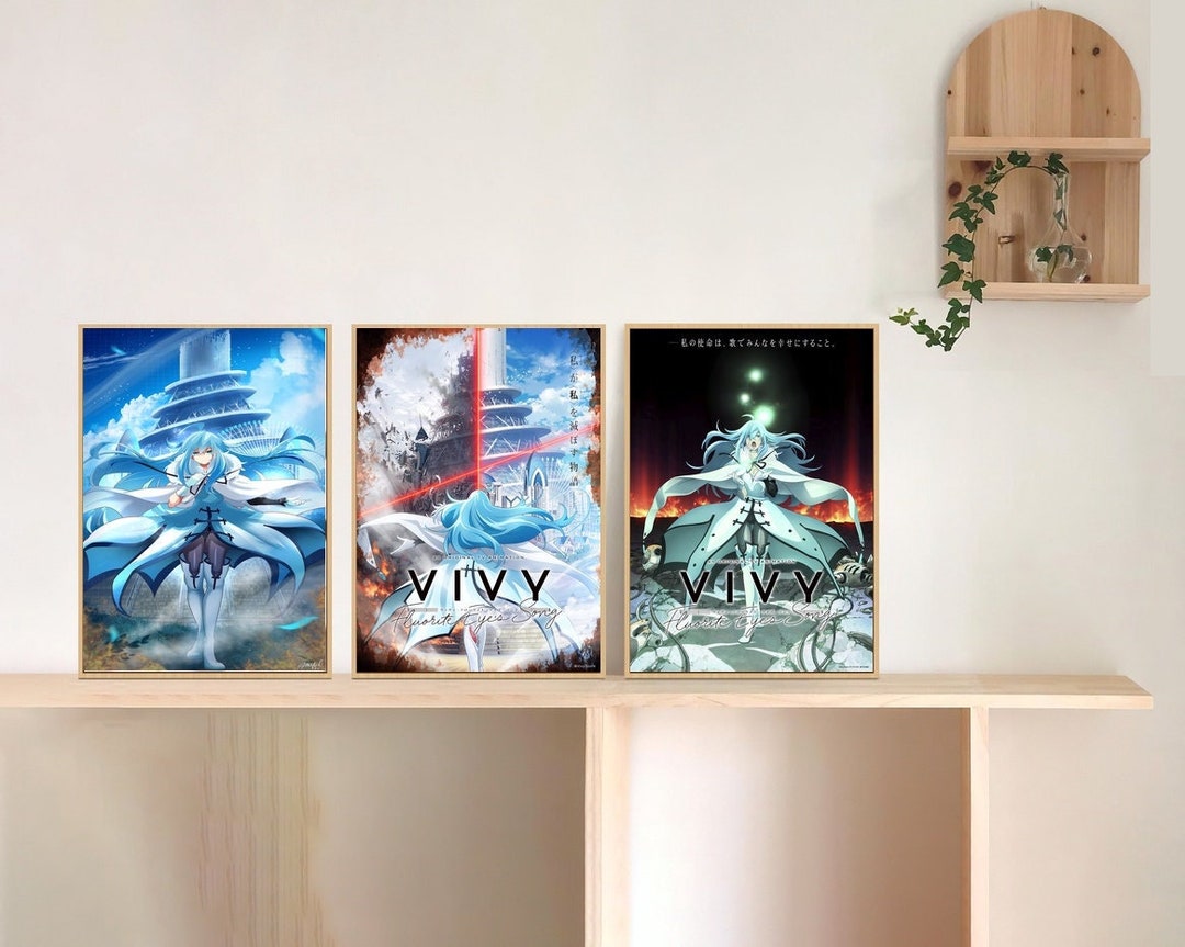 Vivy: Fluorite Eyes Song Anime Movie Poster Canvas Poster - Etsy France