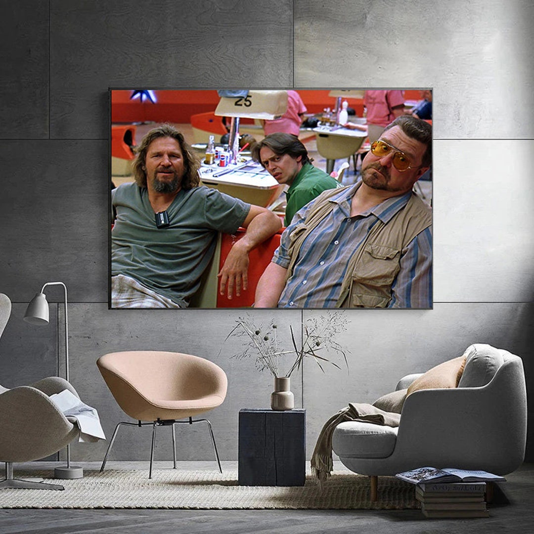 The Big Lebowski Movie Poster Canvas Poster Bedroom Art Without Frame ...