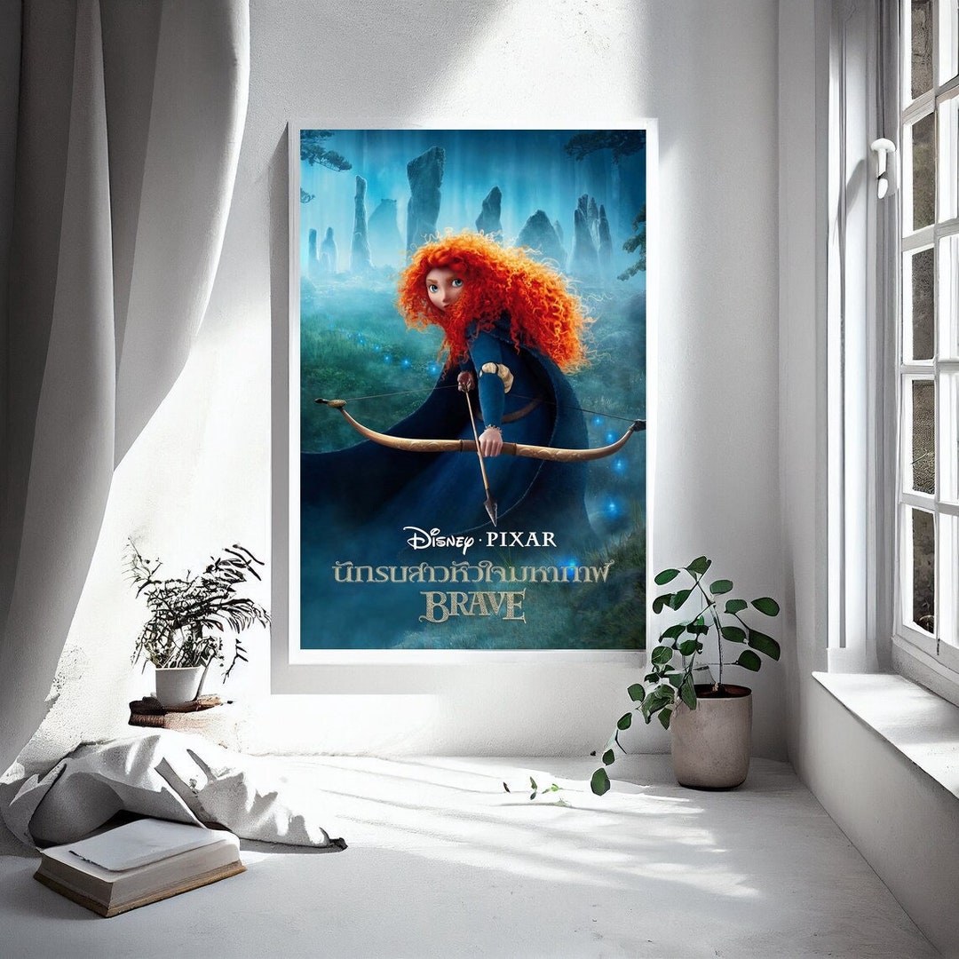 Brave Movie Poster Canvas Poster Bedroom Art Without Frame 8x12''12x18 ...