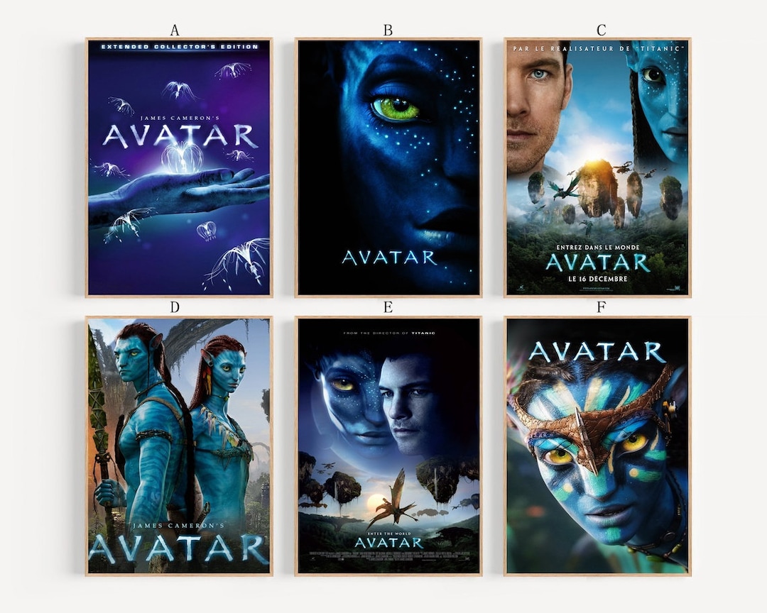 Avatar 2009 Movie Poster Canvas Poster Bedroom Art Without Frame 8x12 ...