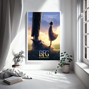 The BFG Movie Poster Canvas Poster Bedroom Art Without Frame 8x12 ...