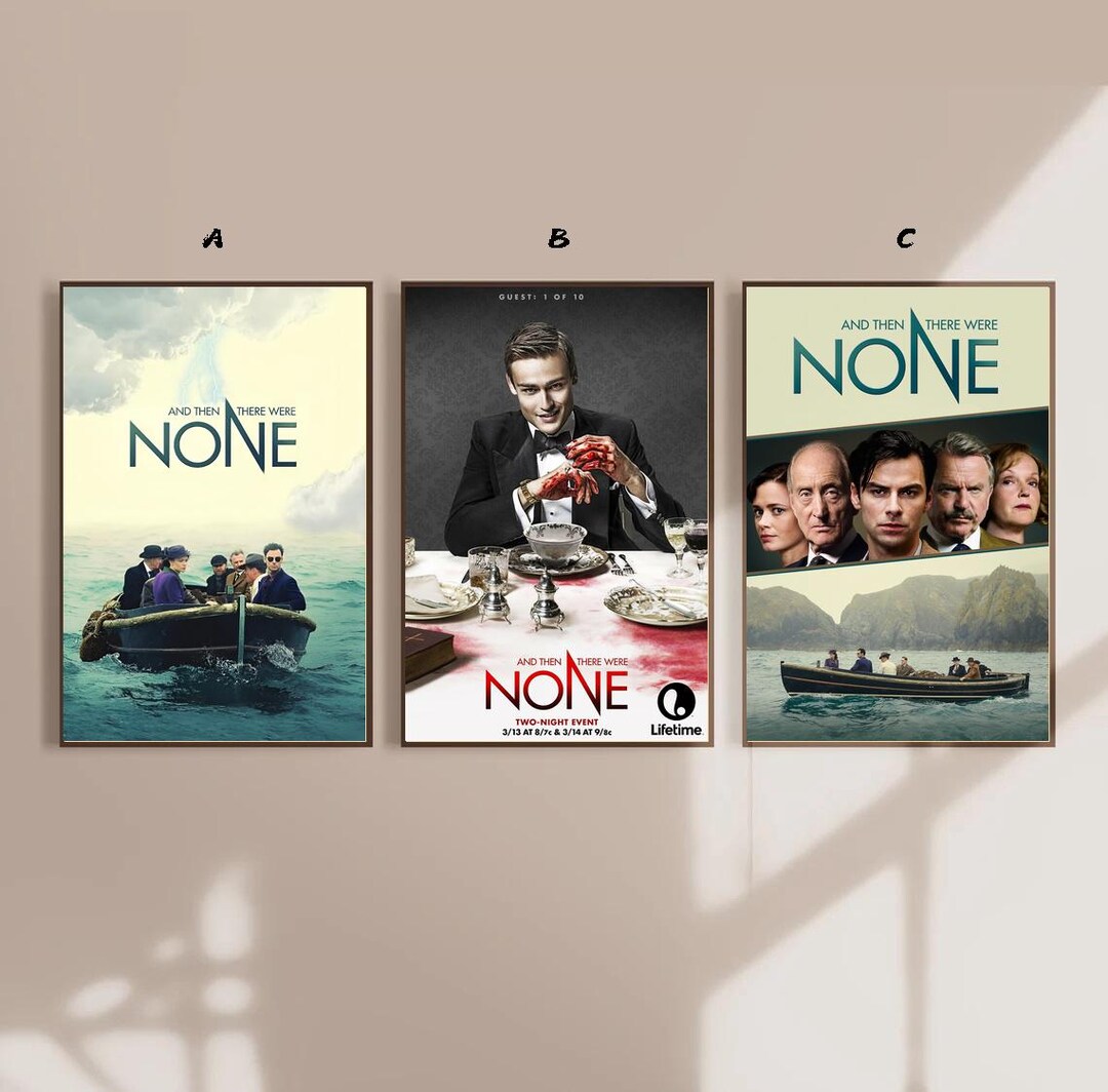 And Then There Were None Movie Poster Canvas Poster Bedroom Art Without ...