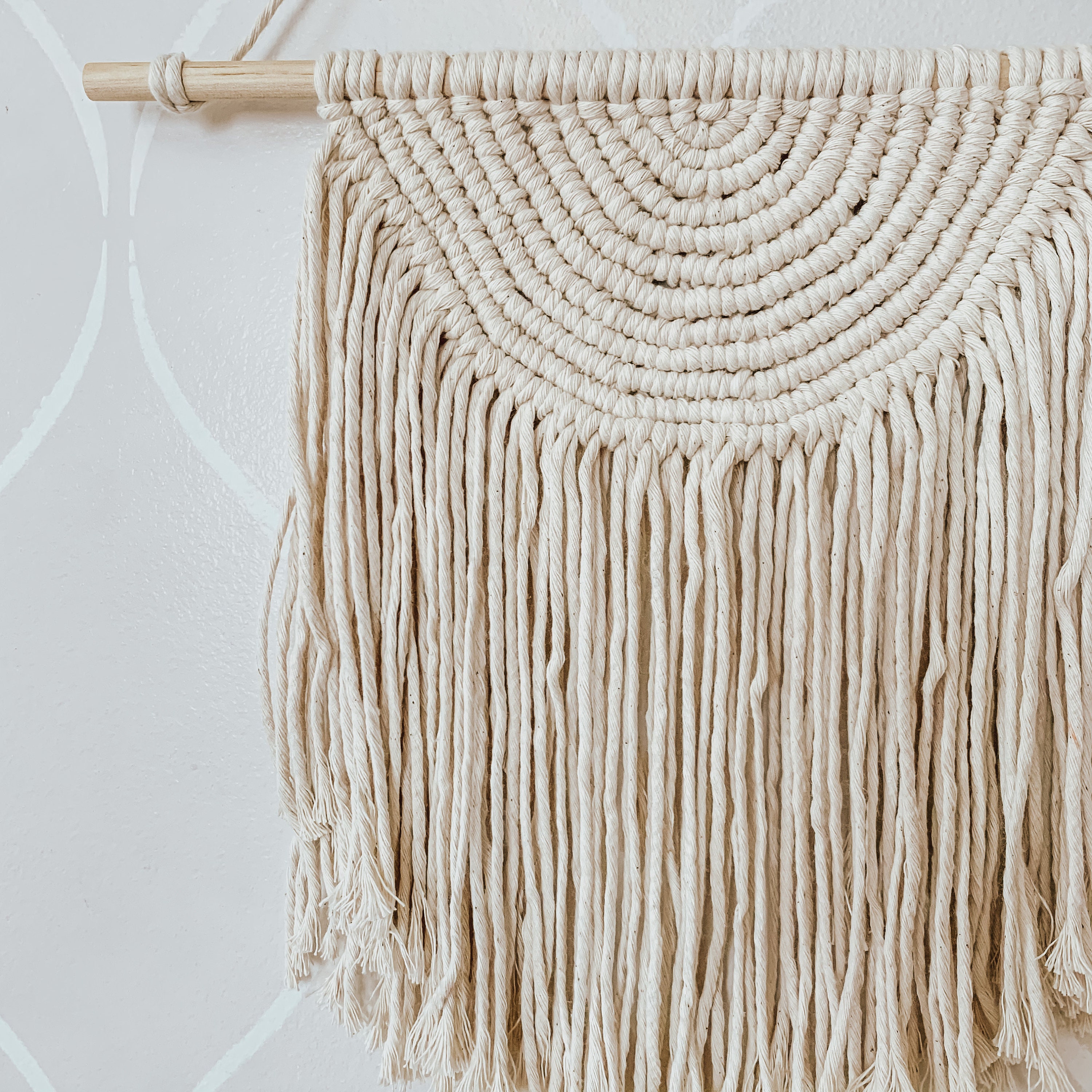 Half Moon Macrame Wall Hanging / Semi Circle Macrame Wall Hanging ...