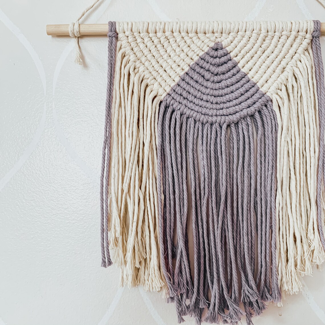 Half Moon Macrame Wall Hanging / Semi Circle Macrame Wall | Etsy