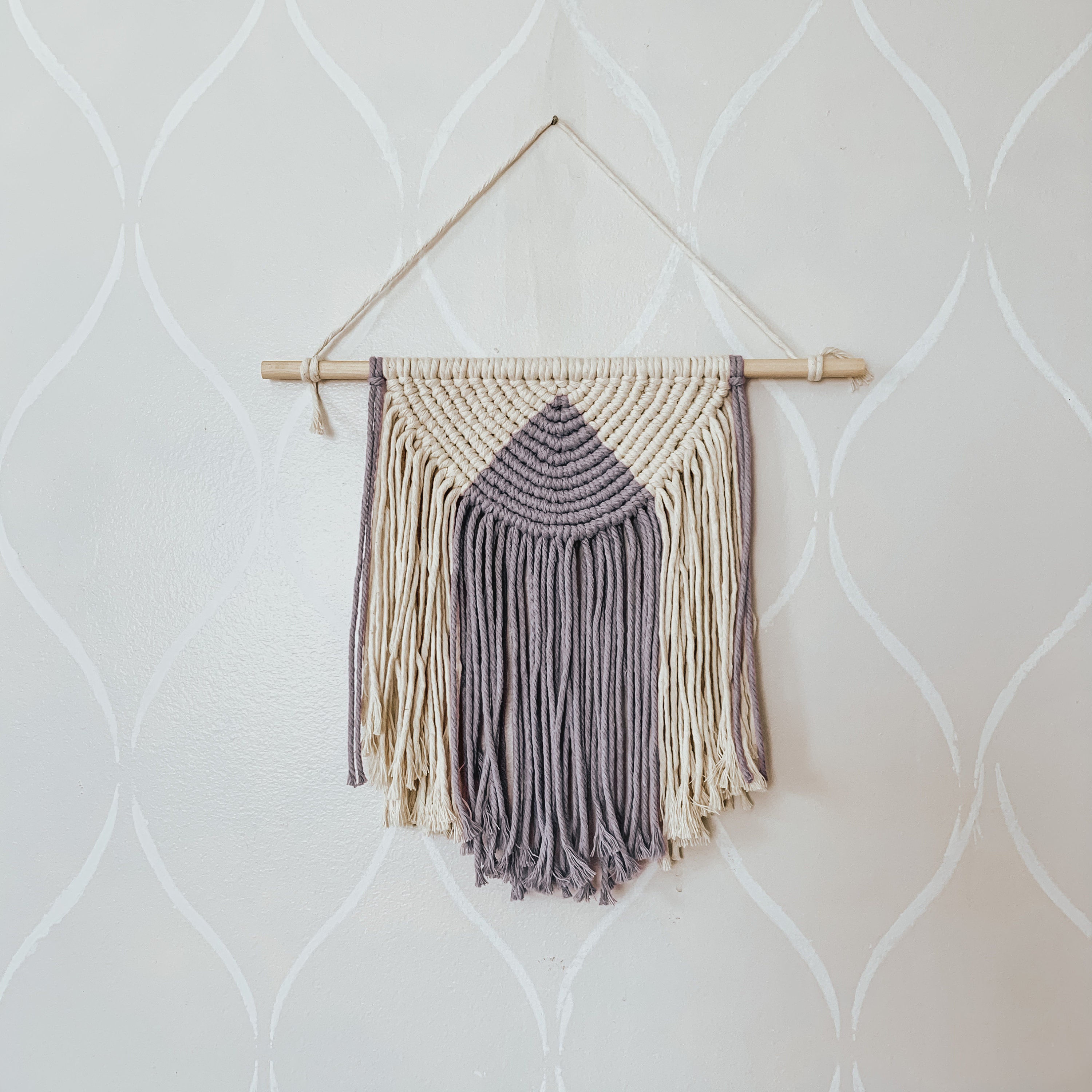 Half Moon Macrame Wall Hanging / Semi Circle Macrame Wall Hanging ...