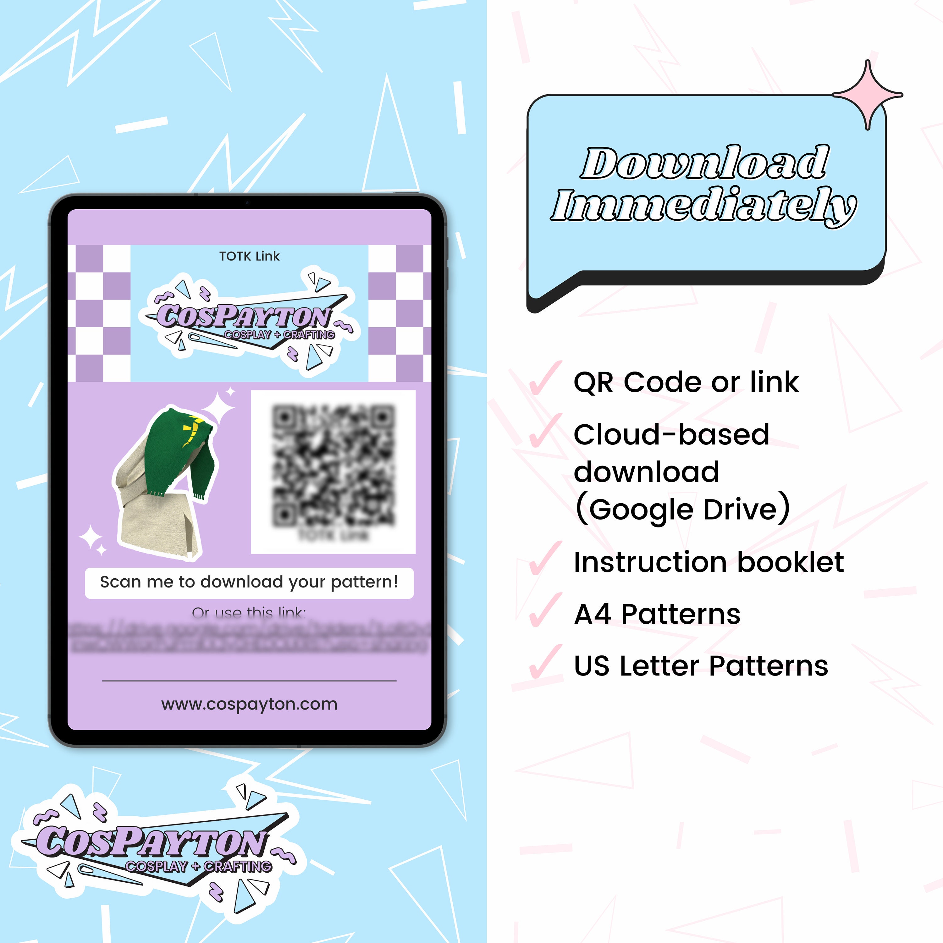 Vexahlia Cosplay Pattern Critical Role Inspired Printable - Etsy Canada