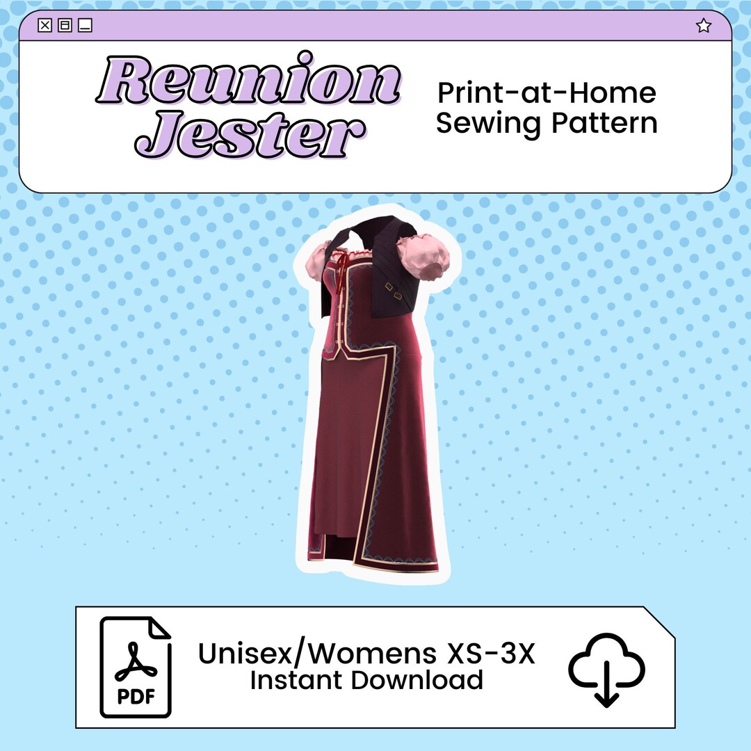 Reunion/pirate Jester Lavorre Cosplay Pattern | Critical Role Inspired ...