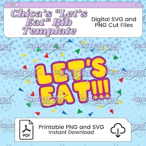 Toy Chica Bib - Etsy