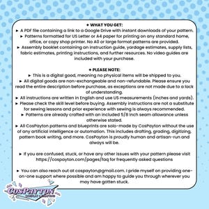 Bridget Jacket PDF Cosplay Pattern | Guilty Gear Inspired Printable ...