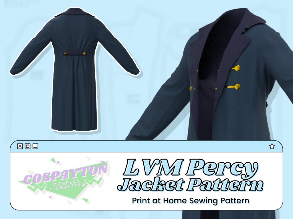 Percy Jacket Cosplay Pattern Critical Role Inspired - Etsy