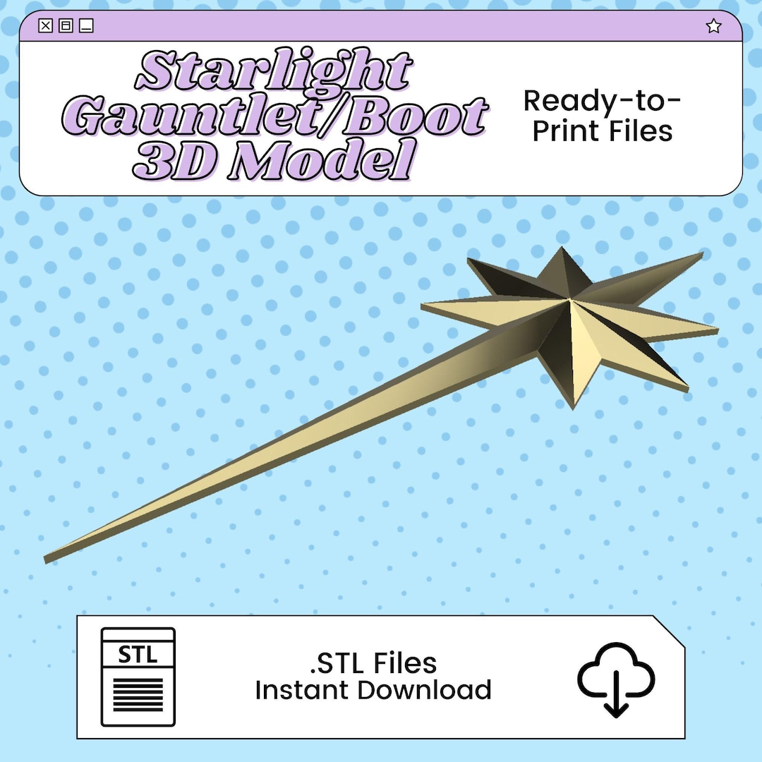 Starlight Gauntlet/boot Armour 3D Print File Inspired by the Boys | STL ...