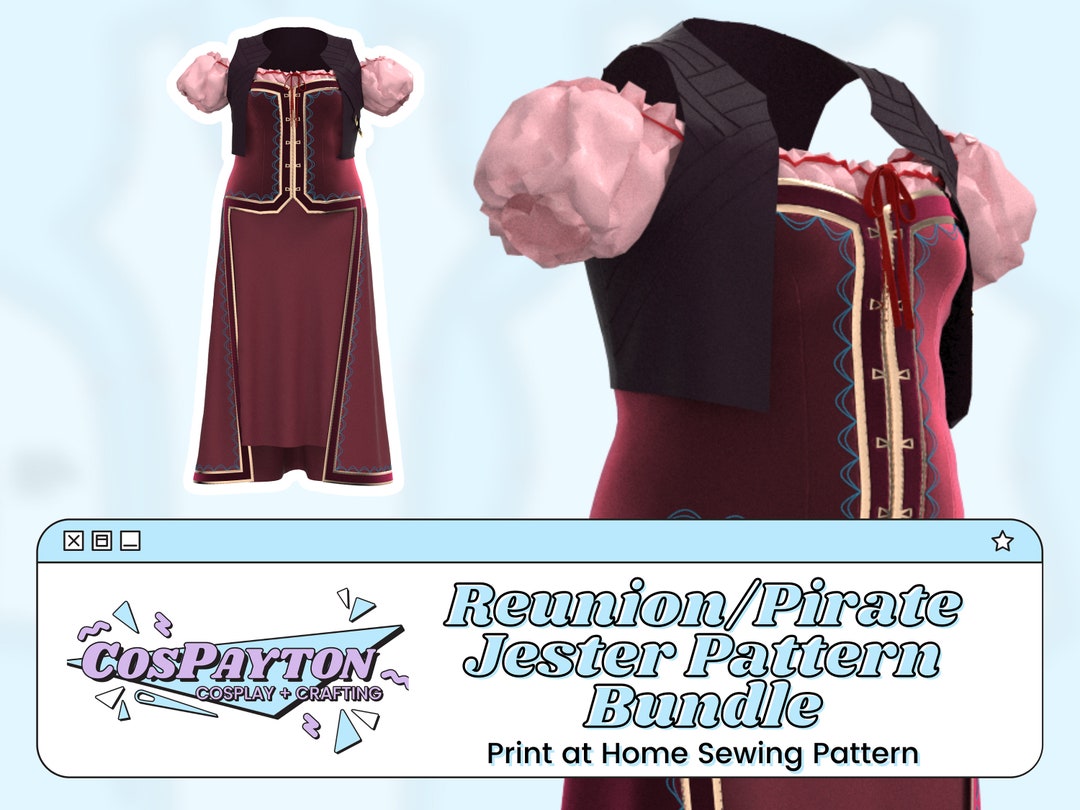 Reunion/pirate Jester Lavorre Cosplay Pattern Critical Role - Etsy