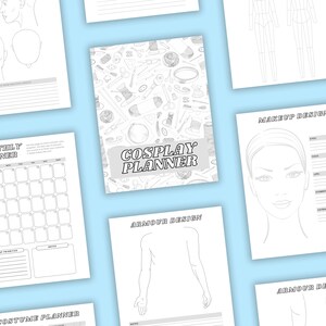 Cosplay Planner for Armour, Wigs, and Costumes | Printable PDF and PNG ...