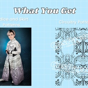 Squip Cosplay Sewing Pattern and Circuit PNG From be - Etsy Canada