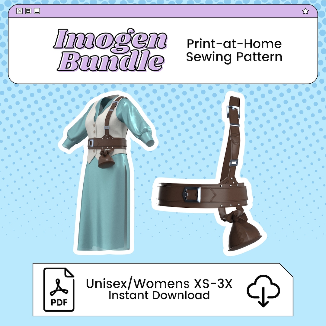 Imogen Costume Bundle PDF Cosplay Pattern Critical Role Inspired - Etsy UK