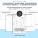 Cosplay Planner for Armour, Wigs, and Costumes Printable PDF and PNG ...