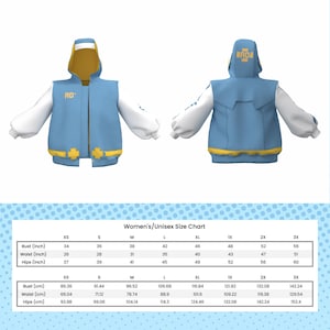 Bridget Jacket PDF Cosplay Pattern | Guilty Gear Inspired Printable ...