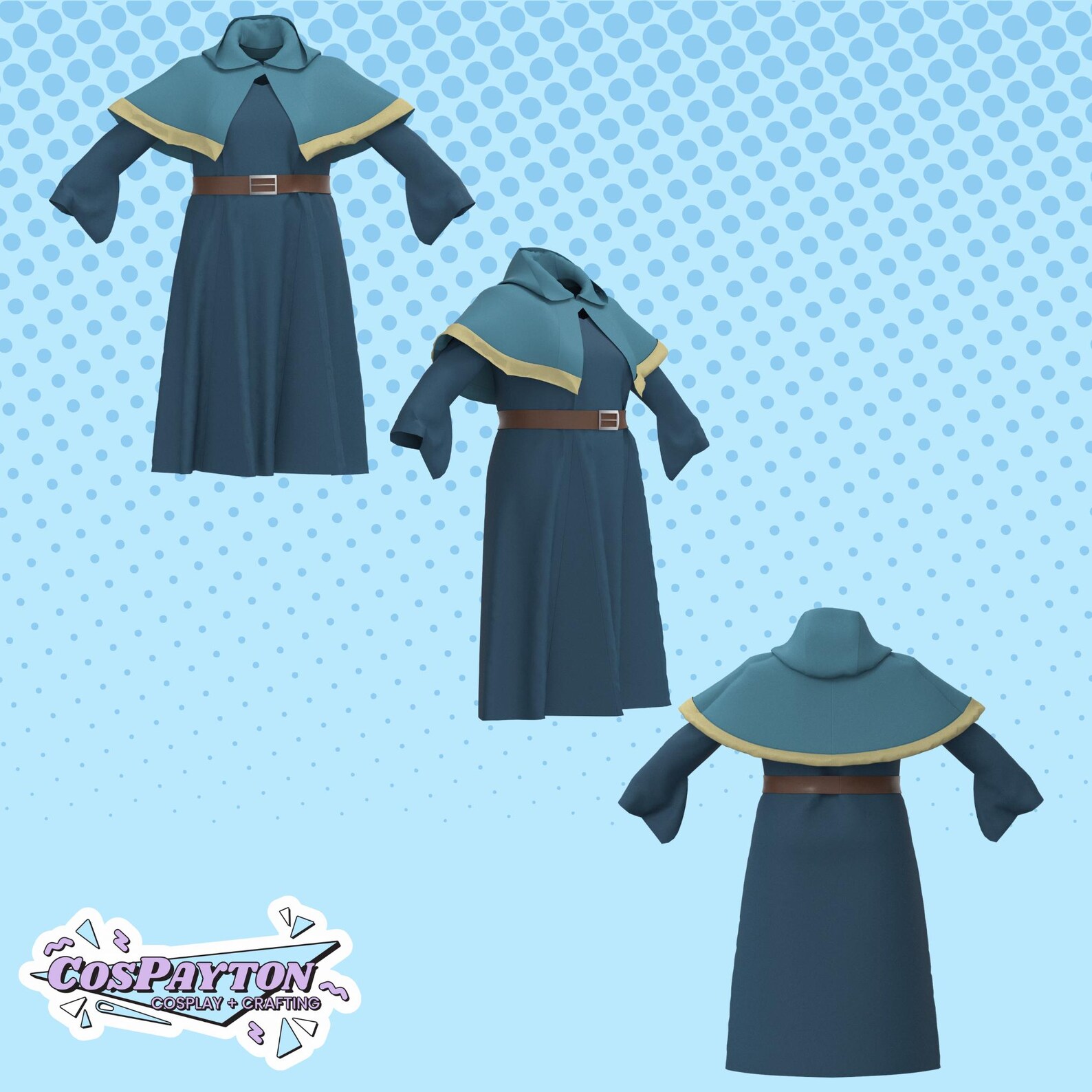 Marcille Donato and Falin Touden Cosplay Sewing Pattern Pack ...