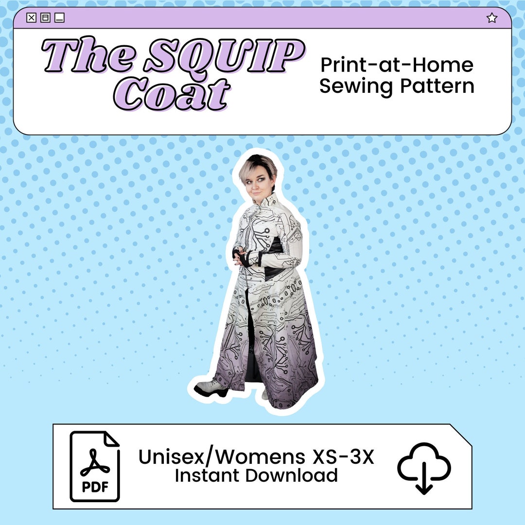 Squip Cosplay Sewing Pattern and Circuit PNG From be More Chill ...