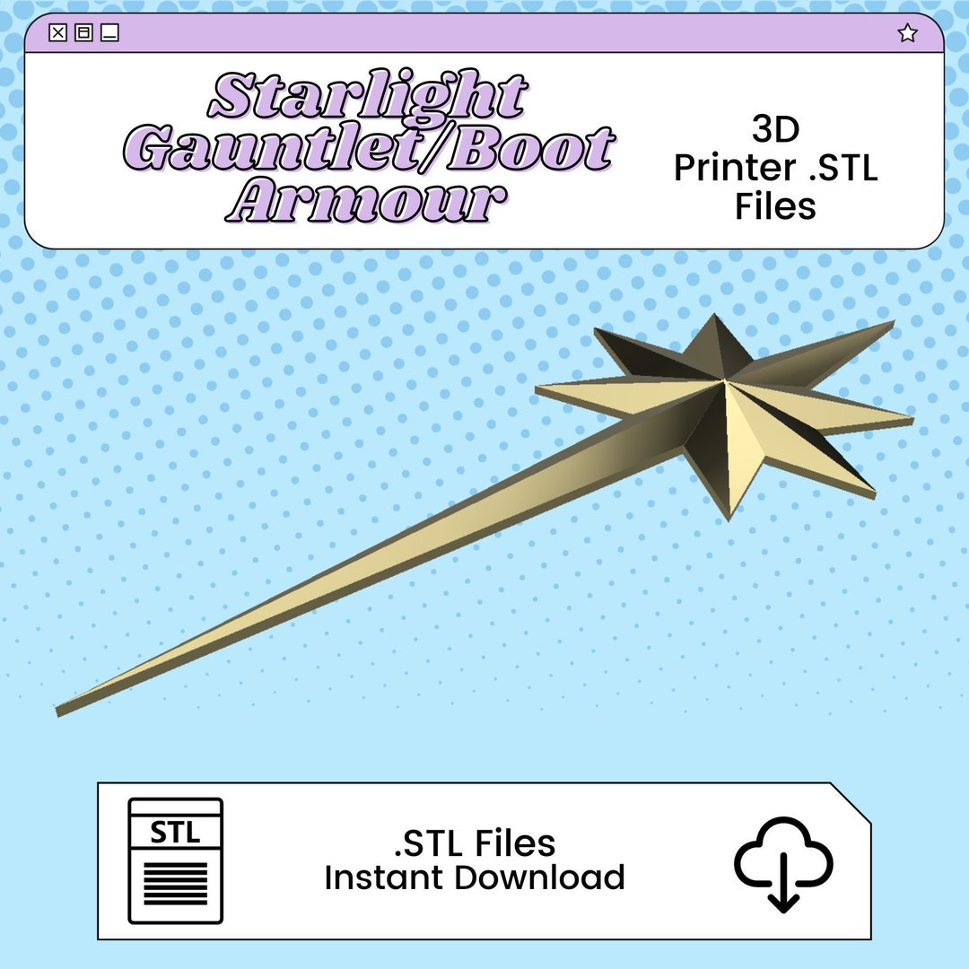 Starlight Gauntlet/boot Armour 3D Print File Inspired by the Boys | STL ...
