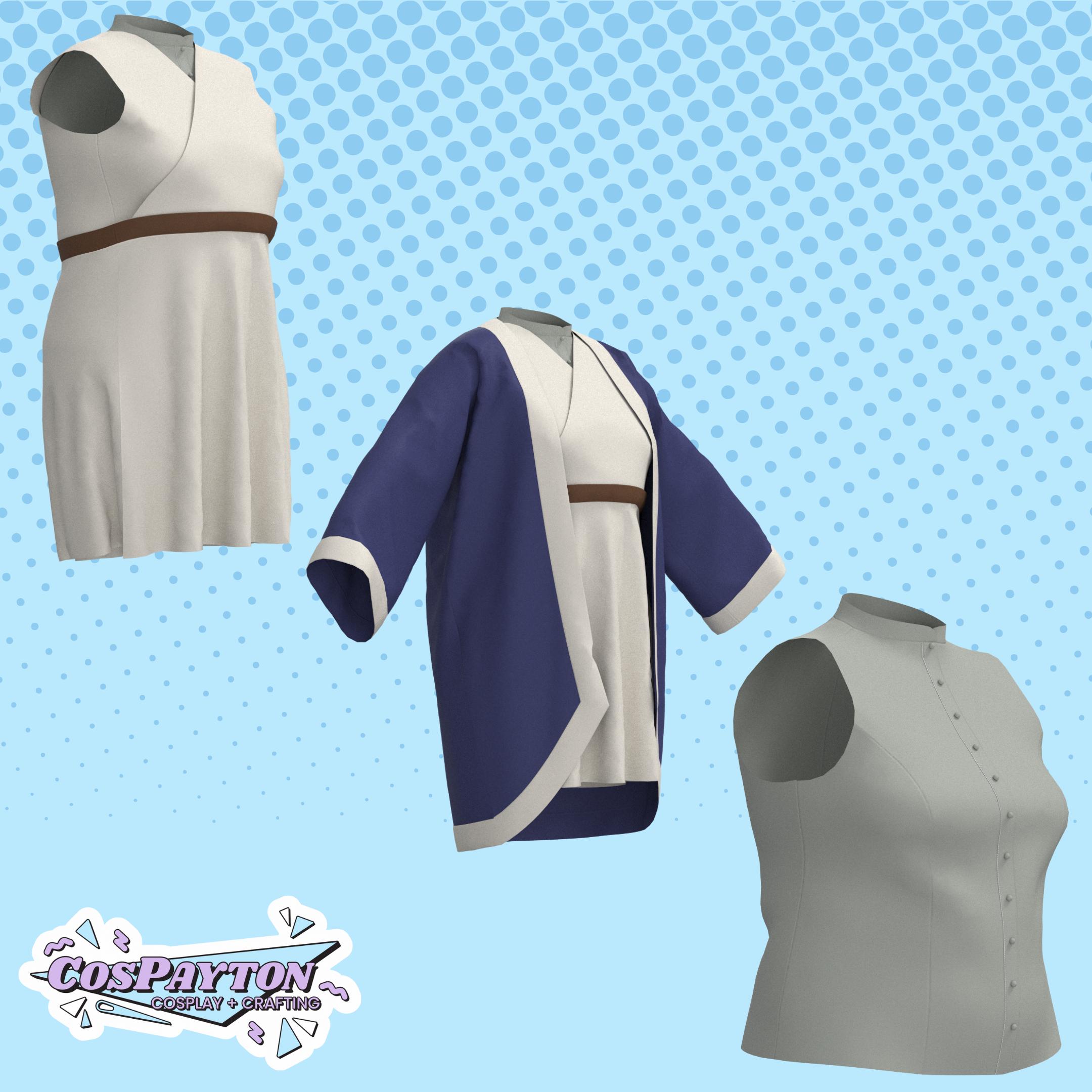 Marcille Donato and Falin Touden Cosplay Sewing Pattern Pack ...