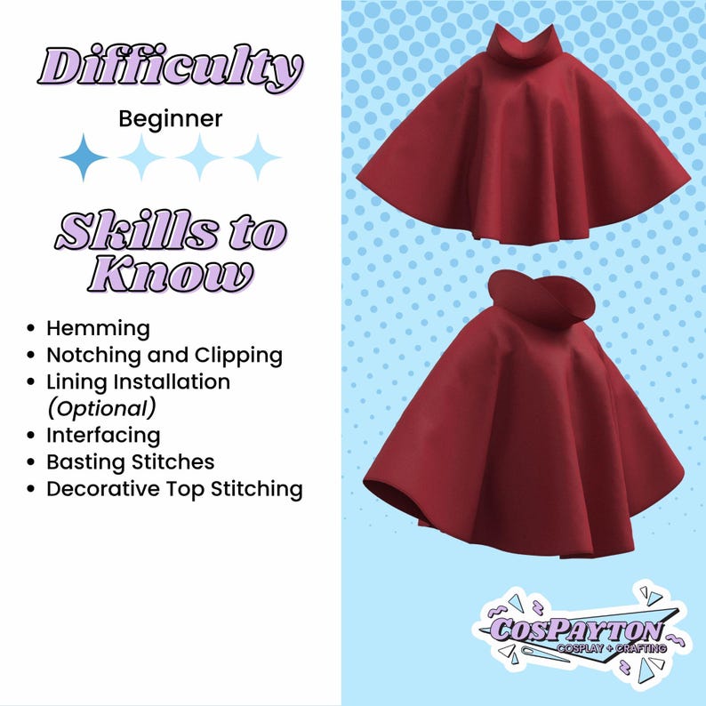 Hornet Cloak PDF Cosplay Pattern | Silksong/hollow Knight Inspired ...