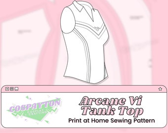 Vi Jacket PDF Cosplay Pattern Arcane Inspired Printable - Etsy