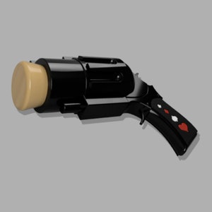 Harley Quinn Cork Gun 3D Printed Kit for Cosplay - Etsy UK