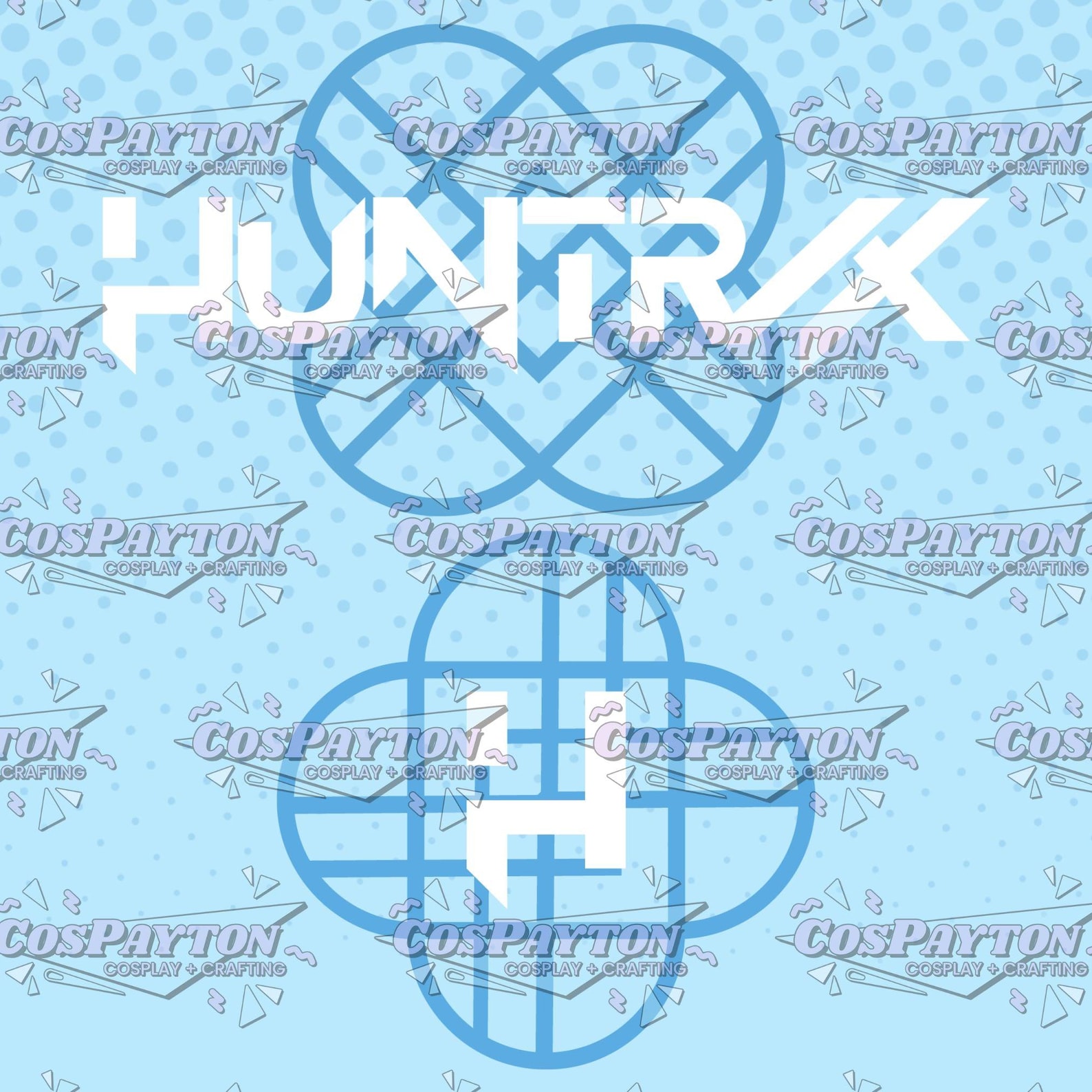 Huntrix Logo Cosplay Template Inspired by Kpop Demon Hunters | PNG SVG ...