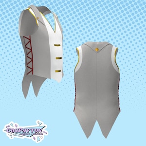Jayce Jacket and Vest PDF Cosplay Pattern Bundle | Arcane Inspired ...