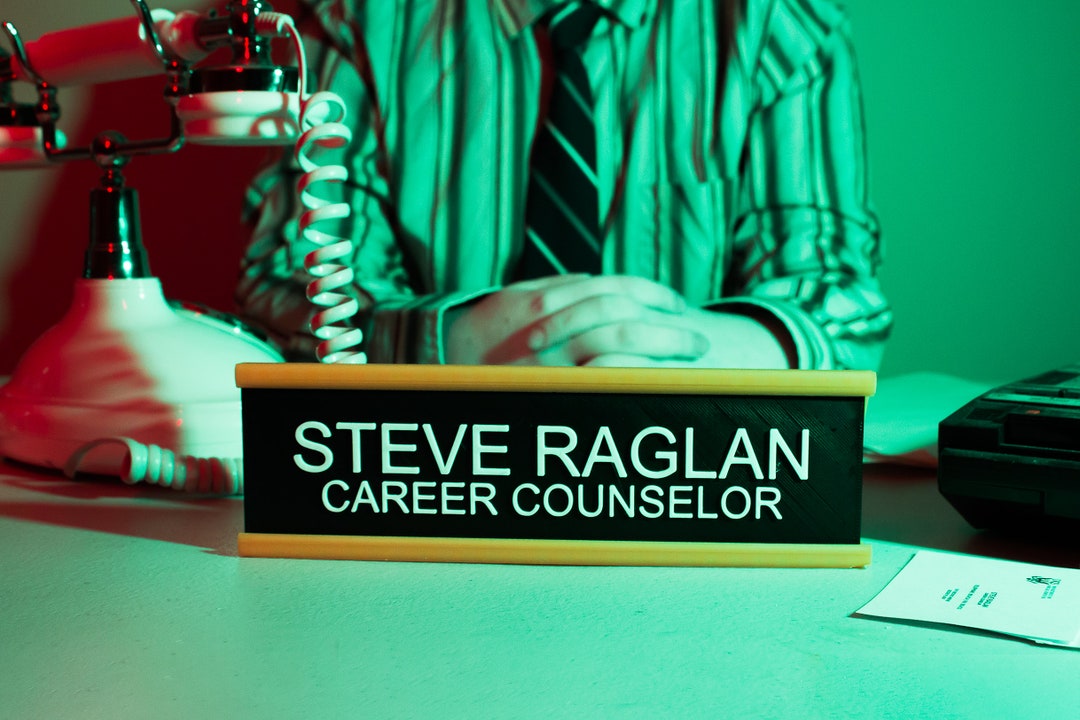 Steve Raglan Desk Plate 3D Printed Kit for Cosplay | Inspired by Five ...