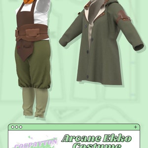 Ekko PDF Cosplay Pattern Bundle Arcane Inspired Printable - Etsy